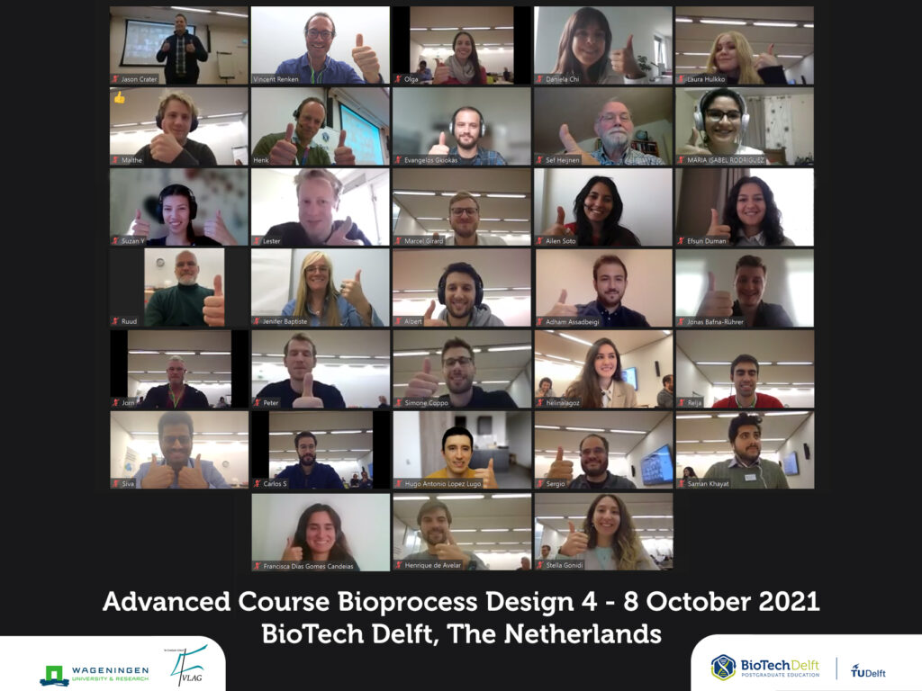 Successful hybrid version of the Bioprocess Design course ...